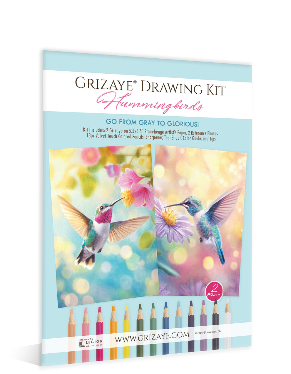 Drawing Kit: Hummingbirds – Grizaye Art