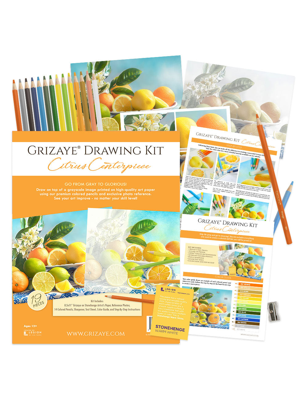Drawing Kit: Citrus Centerpiece – Grizaye Art